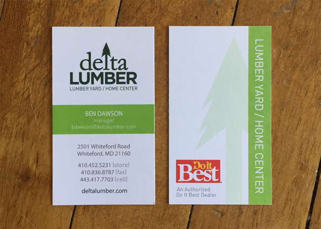 Delta Lumber Brand - Main St. Design