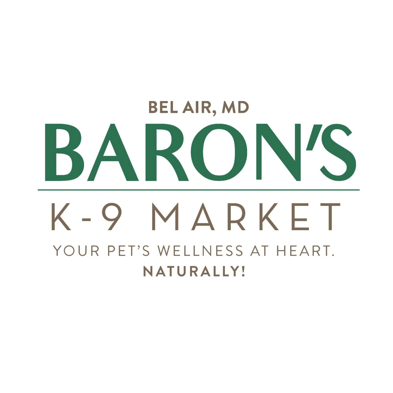 Baron’s K-9 Market Logo - Main St. Design