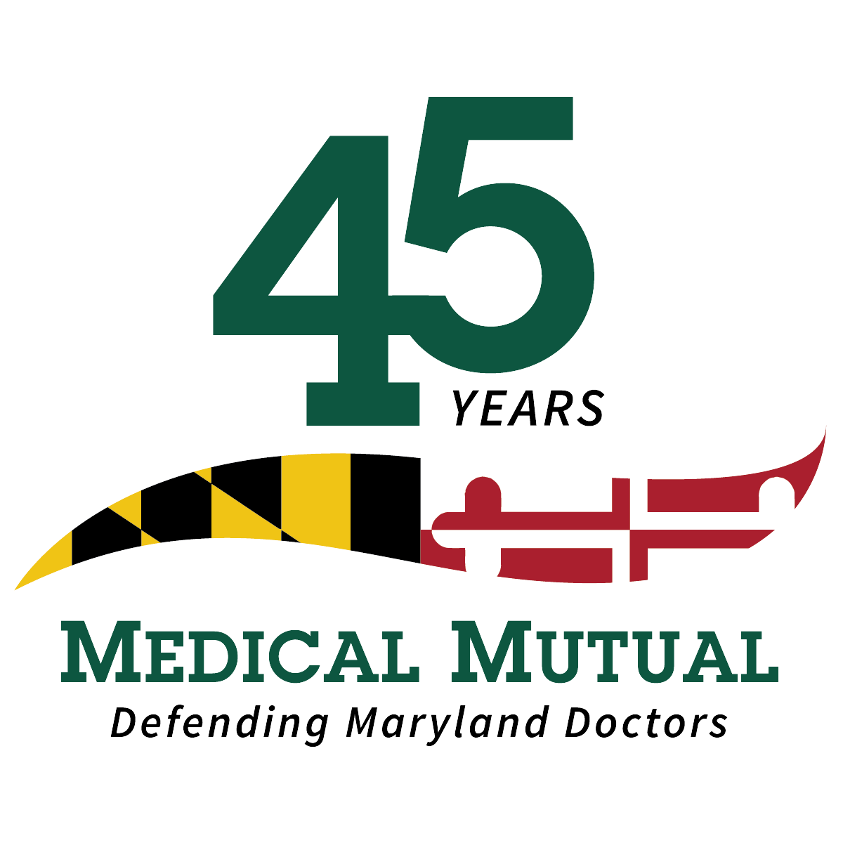 Medical Mutual 45th Anniversary Logo - Main St. Design
