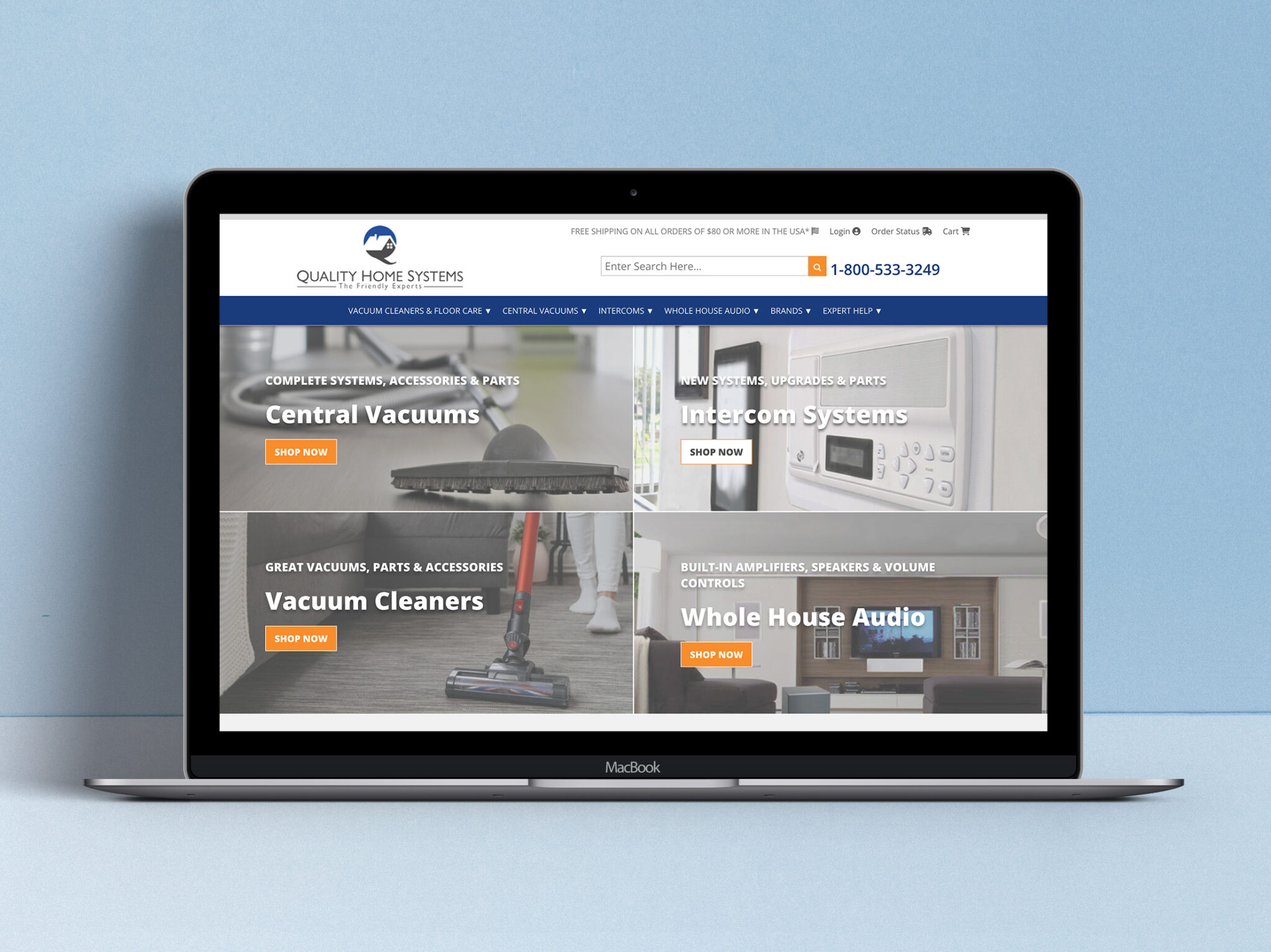 Quality Home Service Website - Main St. Design